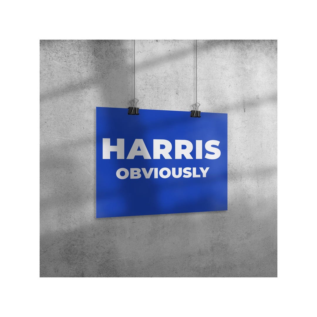 HARRIS OBVIOUSLY Poster 16 X 20 - Etsy