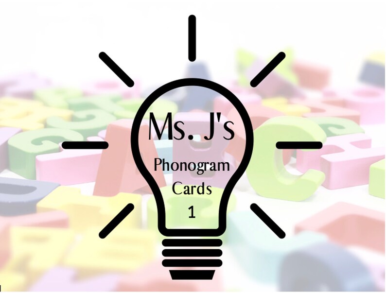 Phonogram Cards - Printable and Full-page Slides! A-Z With Instructions ...