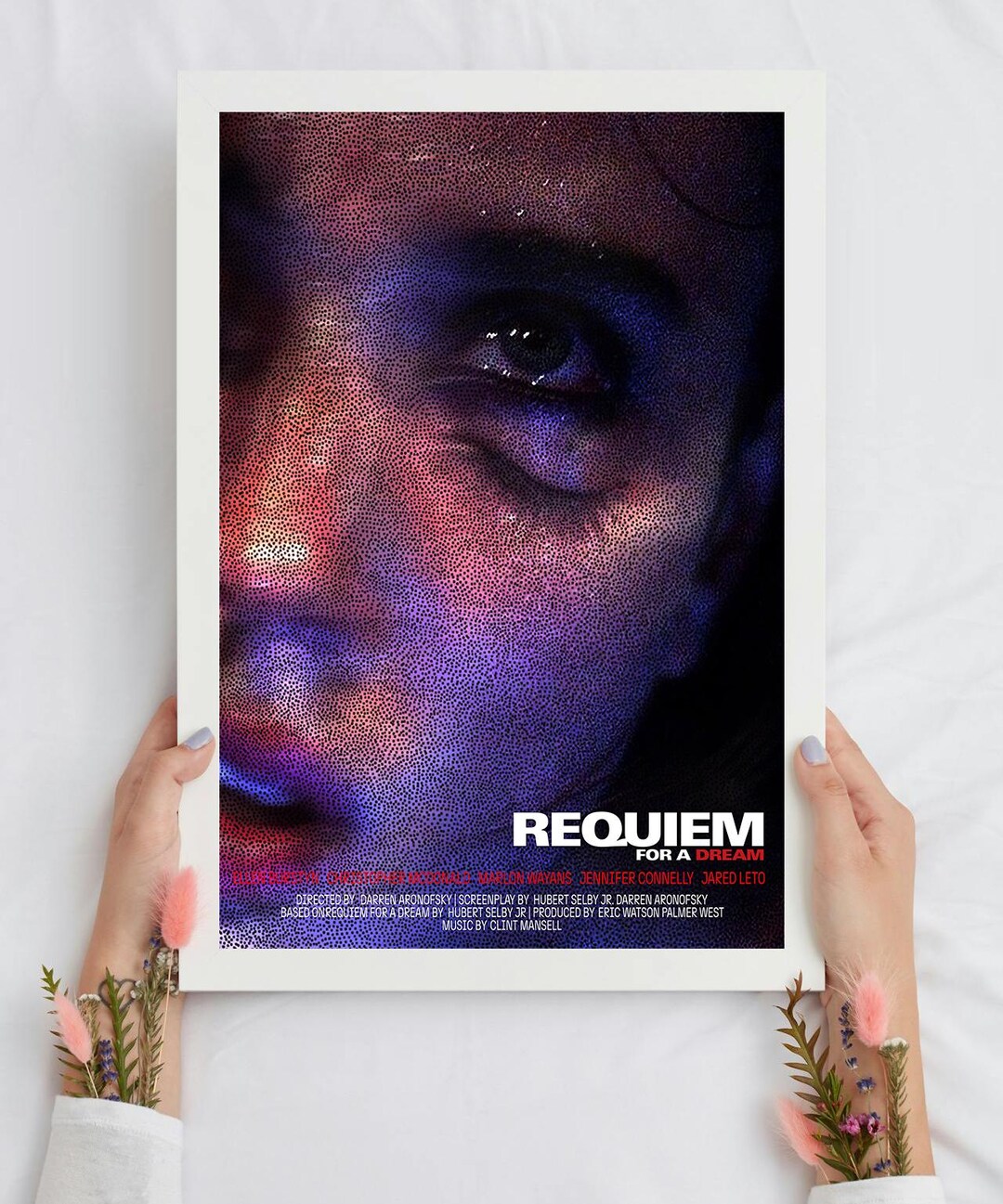 Requiem for a Dream 2000 Movie Poster, Canvas Poster, Vintage Movie Poster, Modern Art, Unframed ...