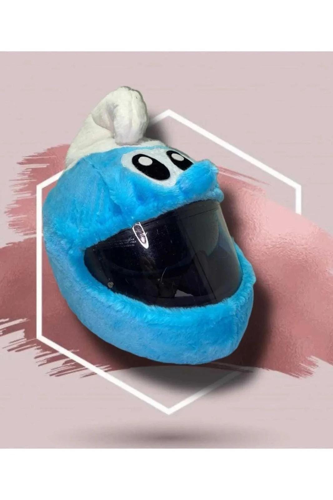 Helmet Cover Plush, Motorcycle Helmet Cover, Motorbike Funny Case ...