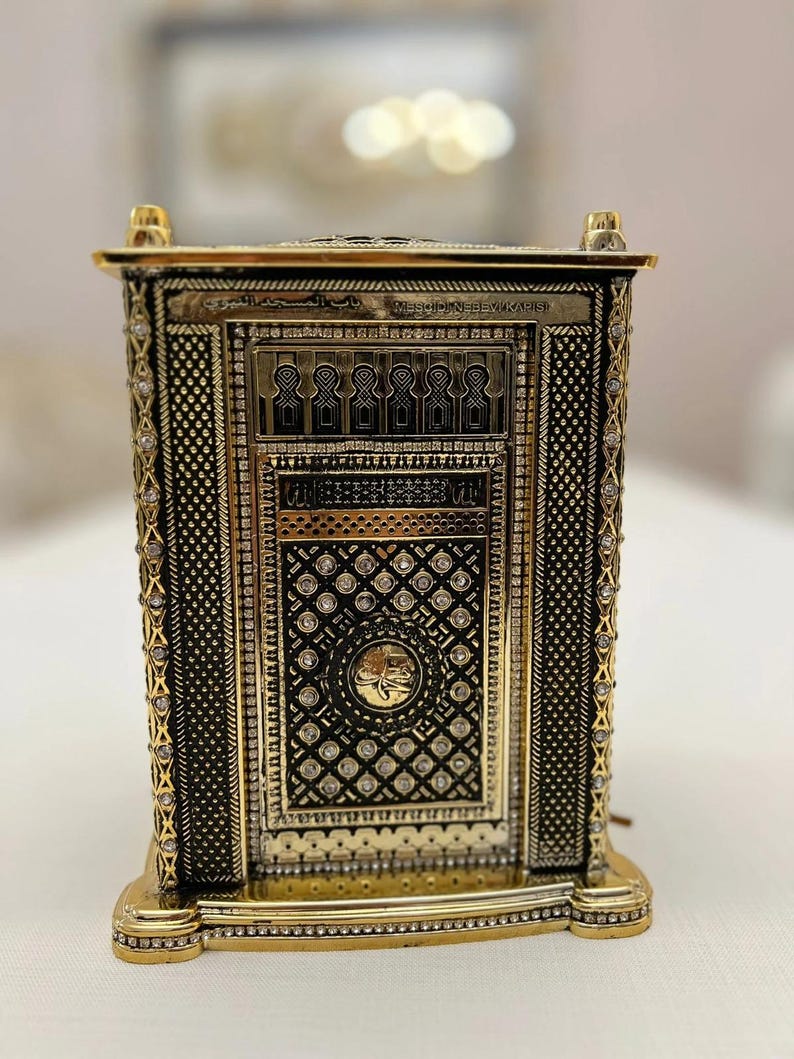 Luxury Quran Gift Set, Gold Trinket, Esmaül Hüsna Quran Set, With 3 ...