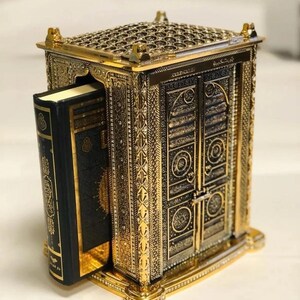 Luxury Quran Gift Set, Gold Trinket, Esmaül Hüsna Quran Set, With 3 ...