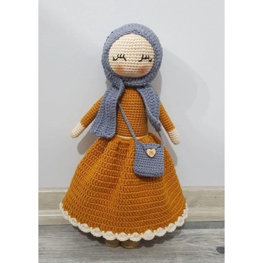 Crochet Hijab Doll, Amigurumi Muslim Doll, Ramadan Gift, Muslim Gift ...