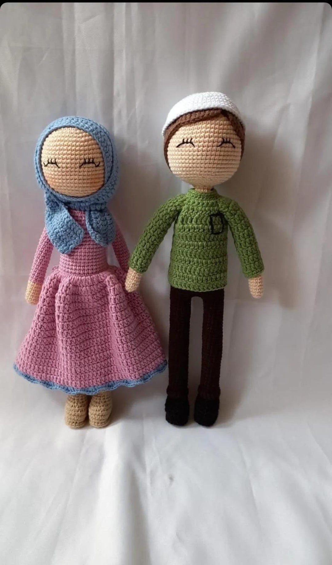 Muslim Boy and Muslim Girl Dolls, Boy Doll With Thobe and Kufi, Muslim ...