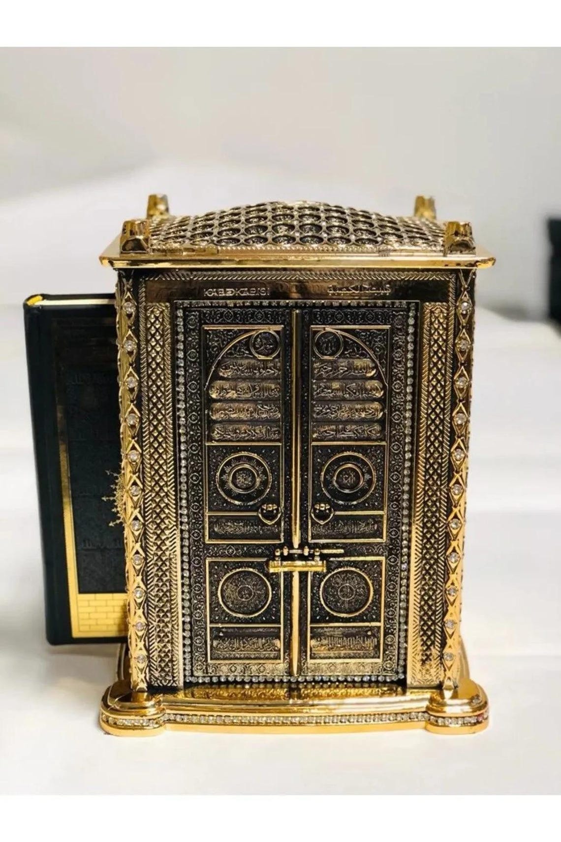 Luxury Quran Gift Set, Gold Trinket, Esmaül Hüsna Quran Set, With 3 ...