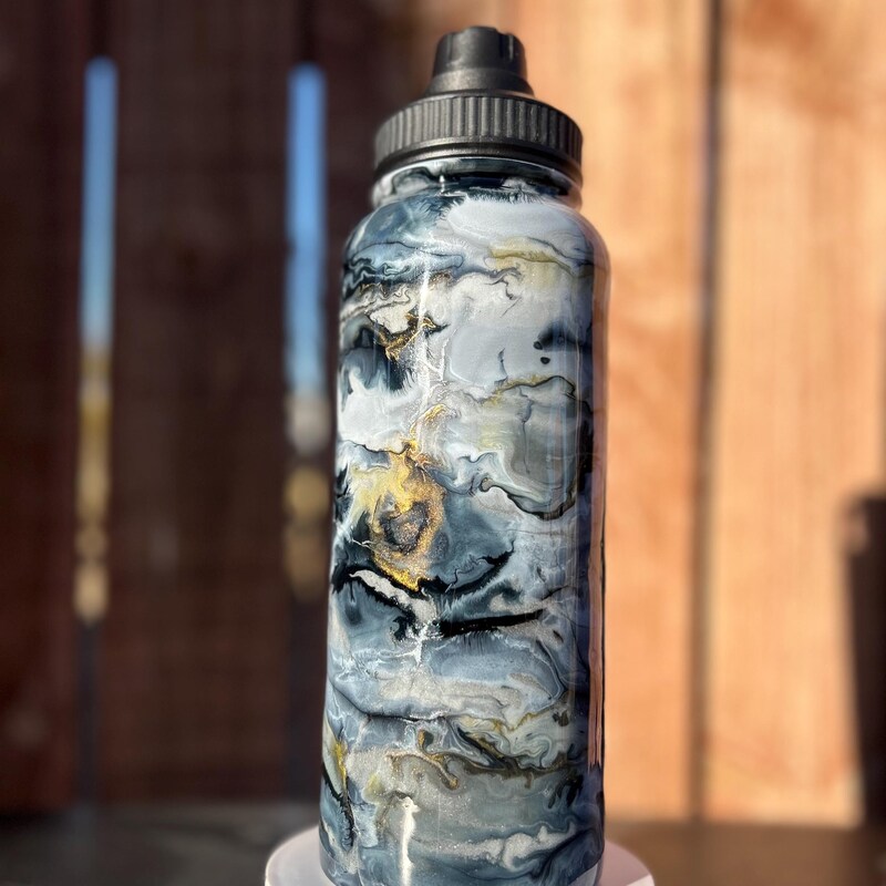 Epoxy Water Bottle - Etsy