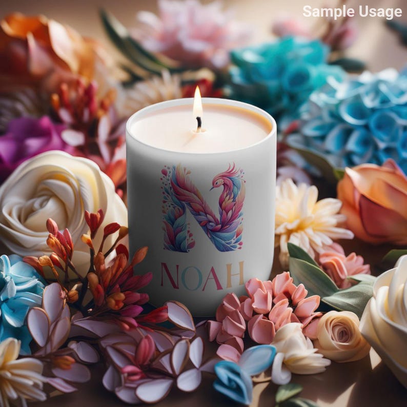 26 PNG, Watercolor Phoenix Alphabet Collection Clipart, Colorful ...