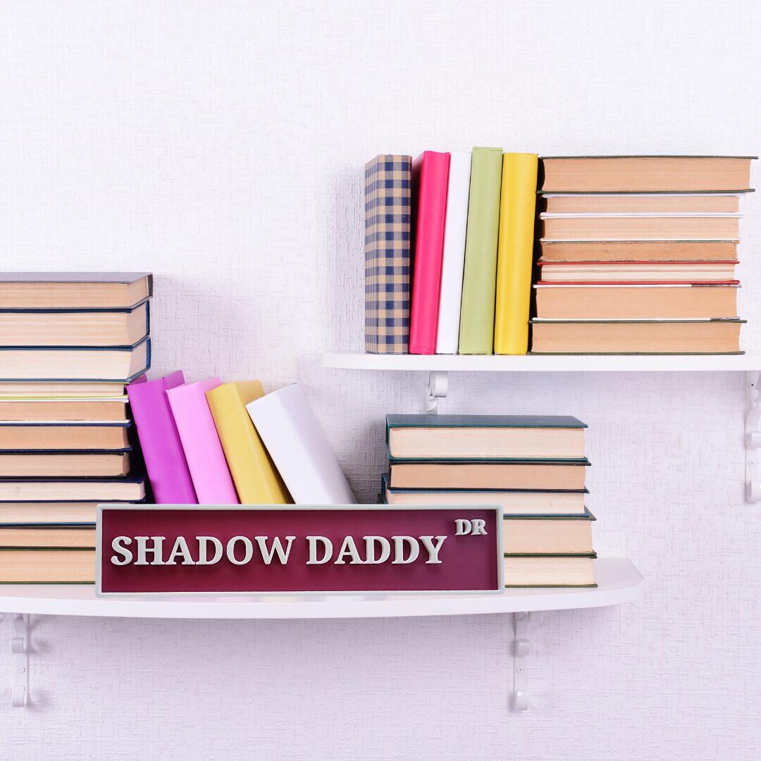 Shadow Daddy Dr 3d-printed Street Sign – Dark Romance Bookshelf Decor ...