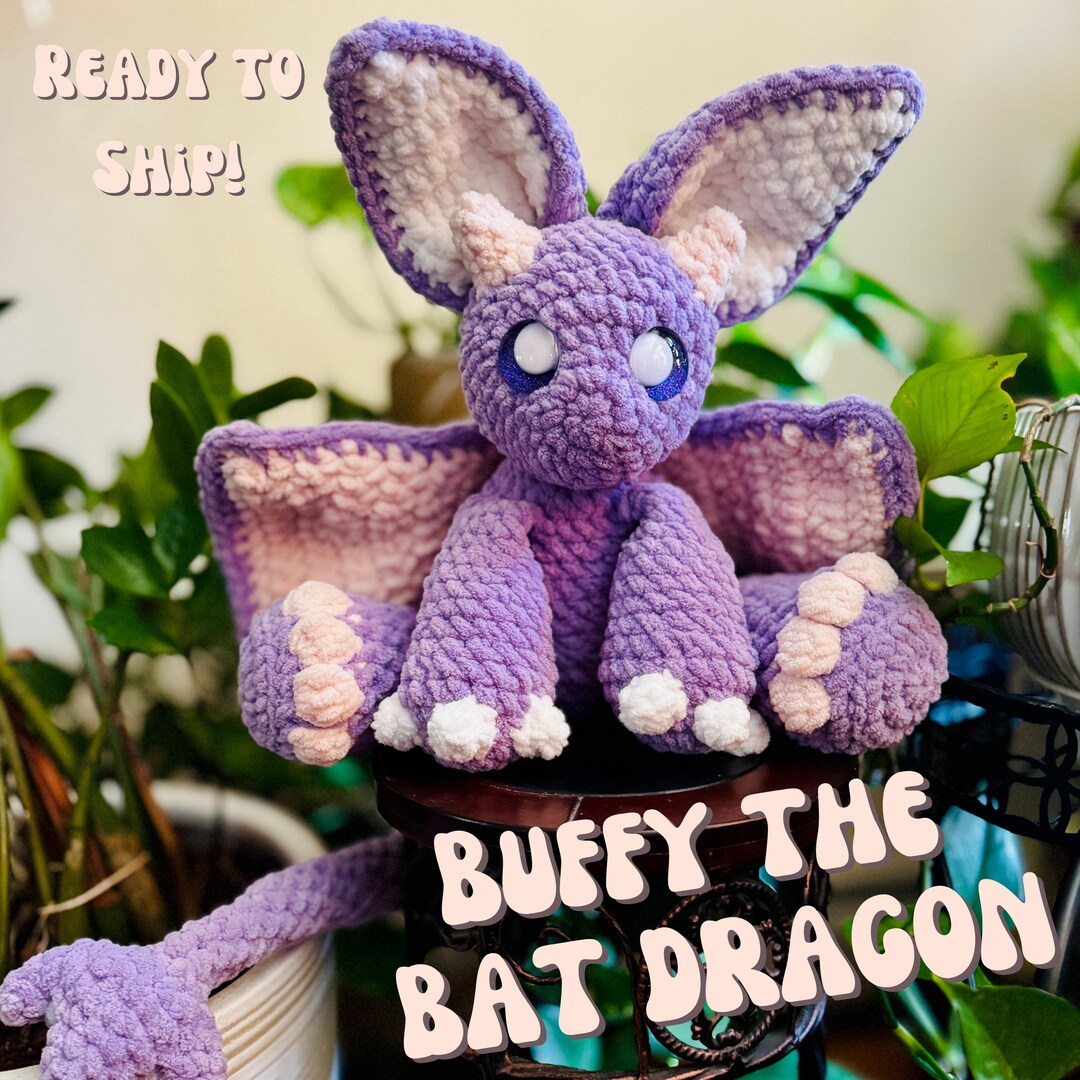 READY TO SHIP Buffy the Bat Dragon - Etsy