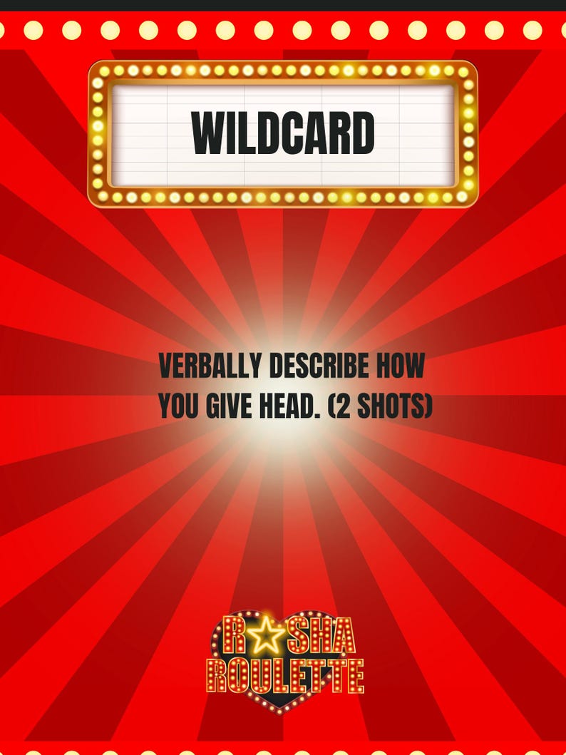 R*sha Roulette Card Game - Etsy