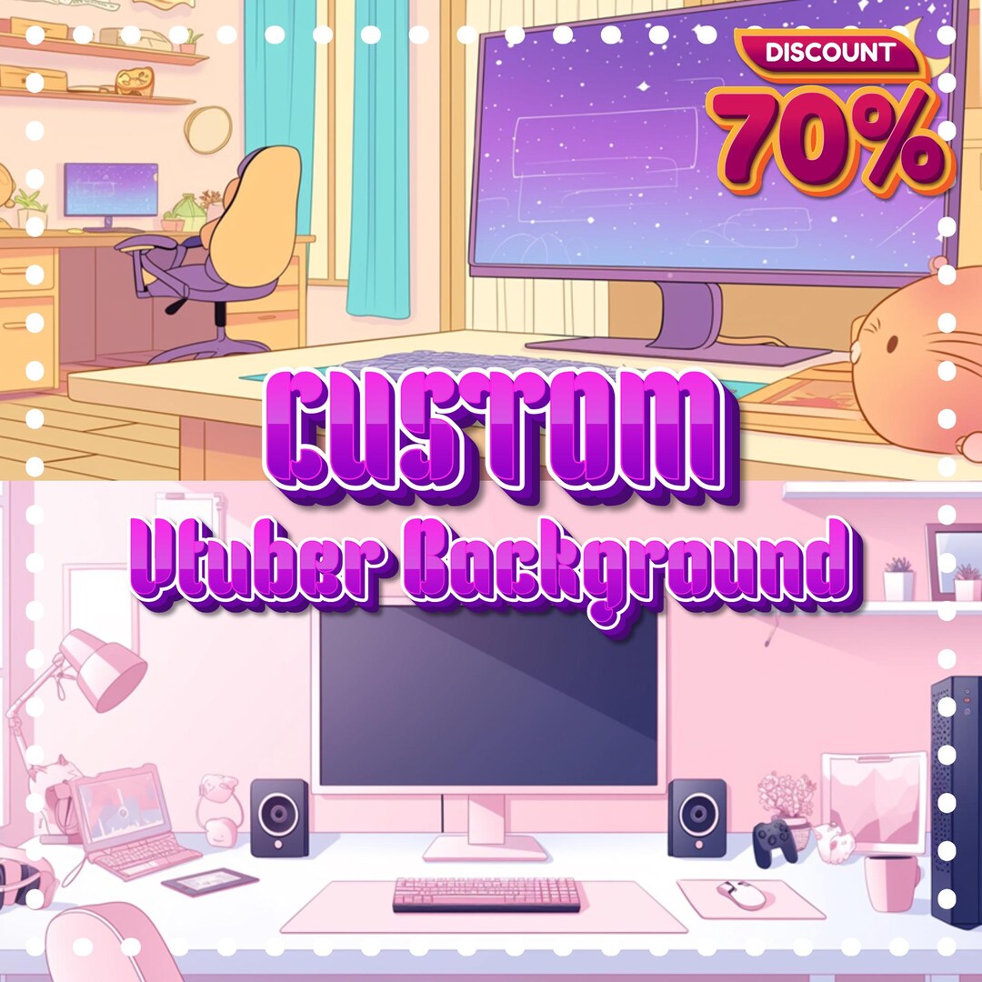 Custom Vtuber Background | Aesthetic Room Background for Vtuber ...