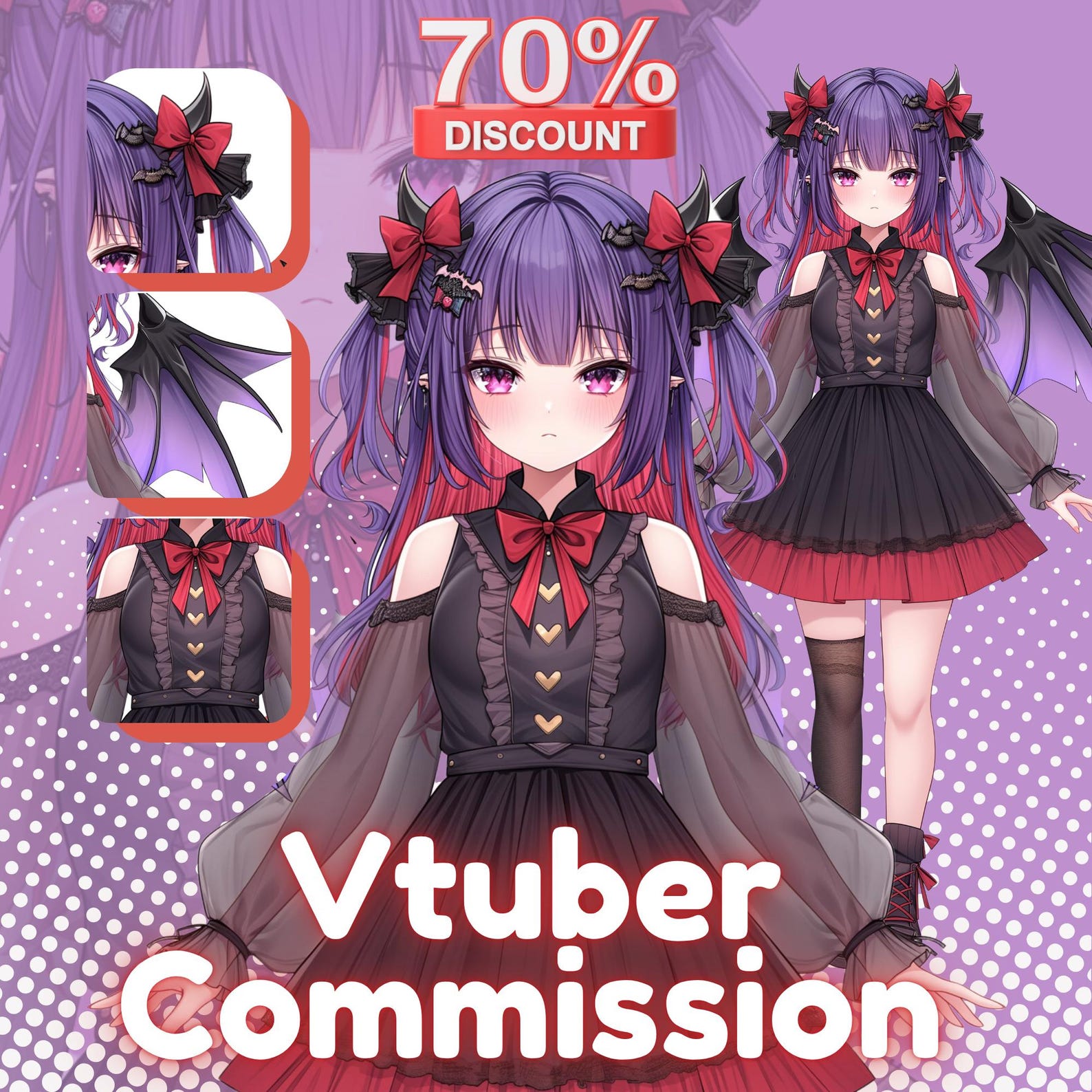 CUSTOM VTUBER MODEL Vtuber Model Vtuber Design Vtuber Asset Vtuber ...