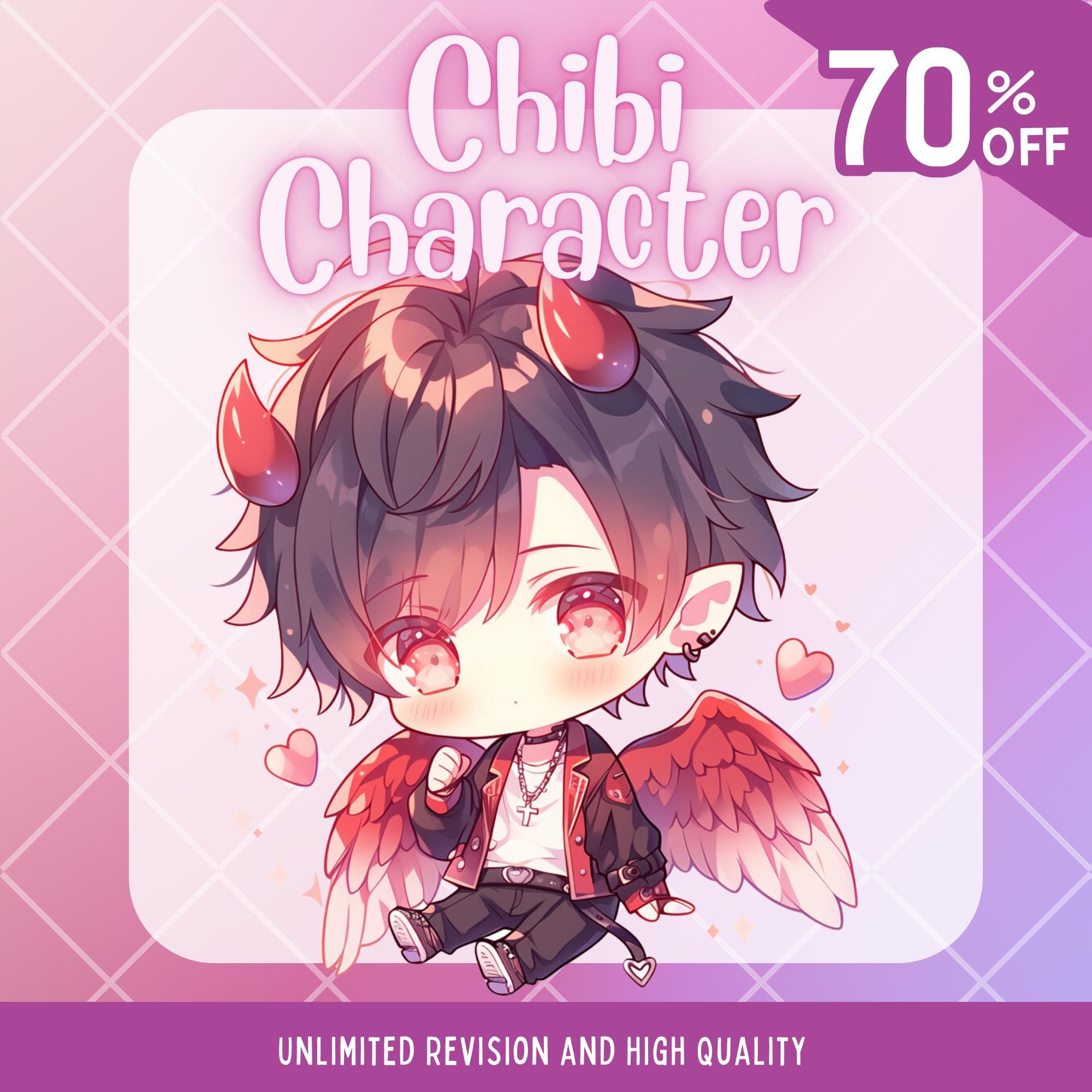 Custom Chibi Anime | High Quality Custom Chibi Anime Art | Chibi Kawaii ...