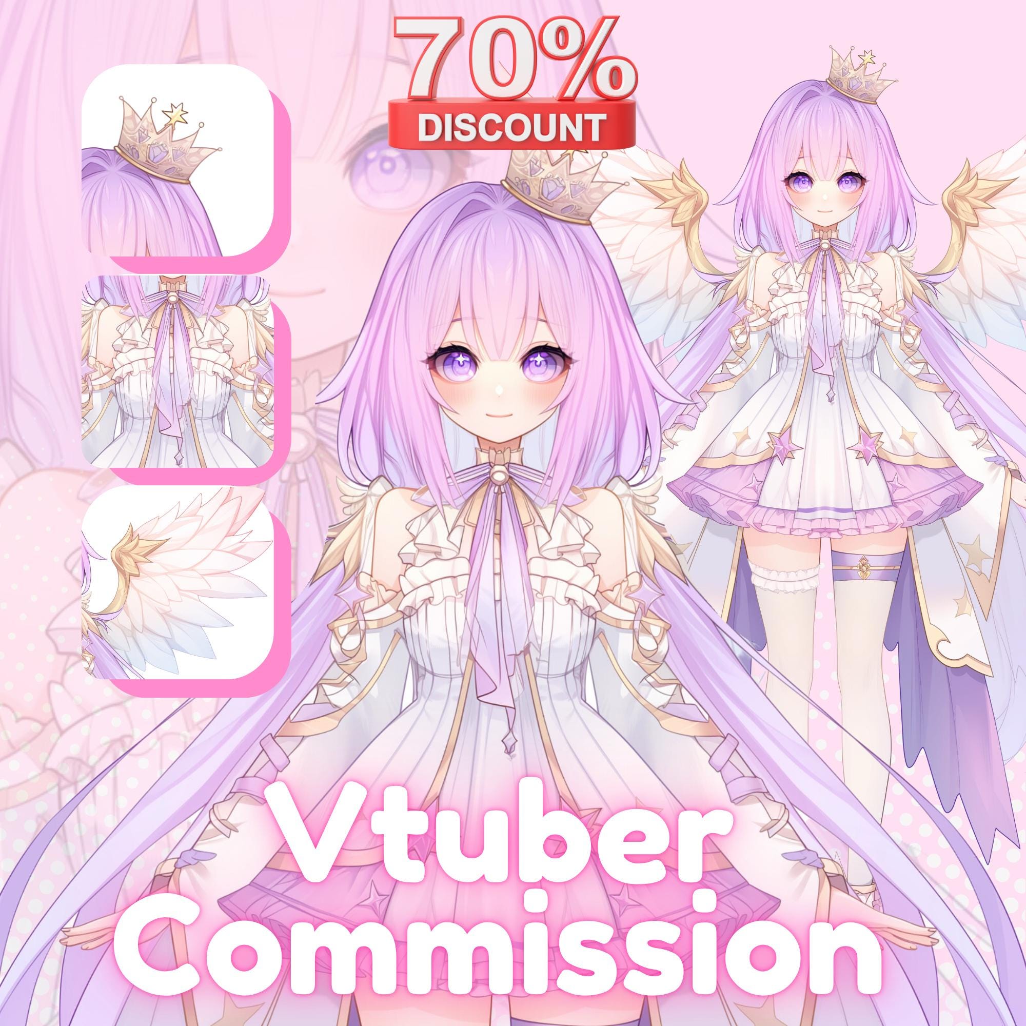 CUSTOM VTUBER MODEL Vtuber Model Vtuber Design Vtuber Asset Vtuber ...