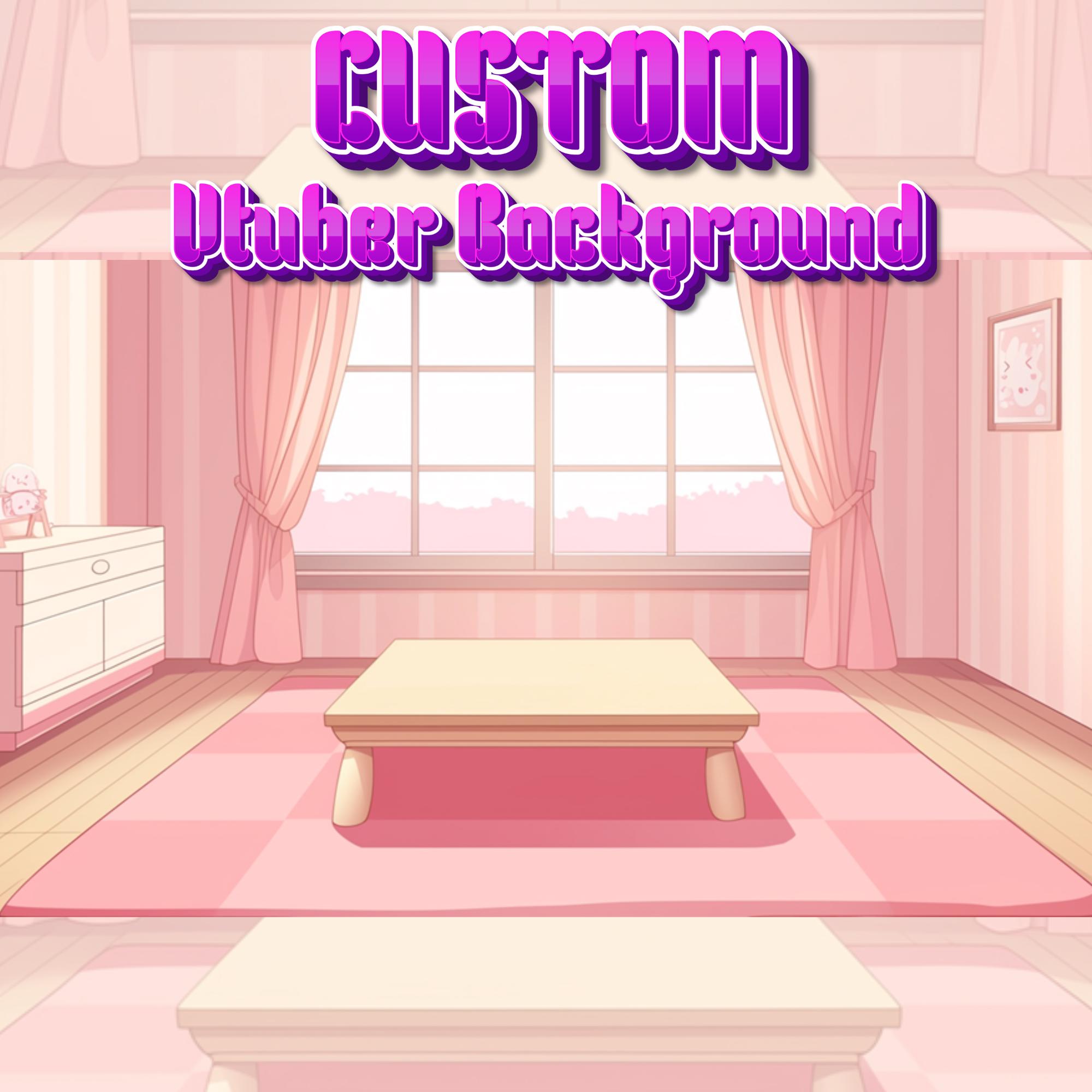 Custom Vtuber Background Vtuber Room Stream Package Twitch Overlay ...