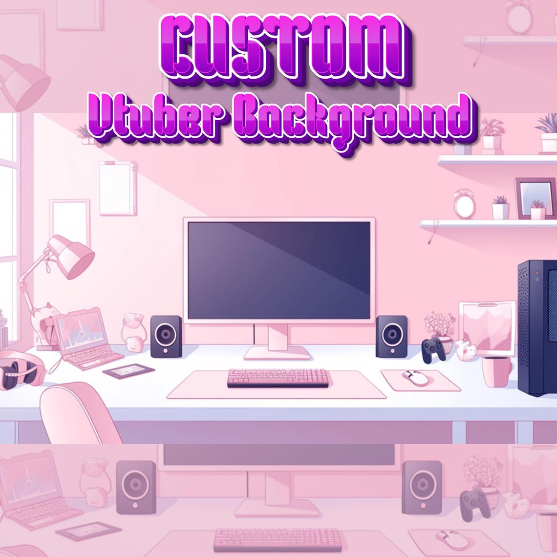 Custom Vtuber Background Aesthetic Room Background for Vtuber Vtuber Room Stream Package Twitch ...