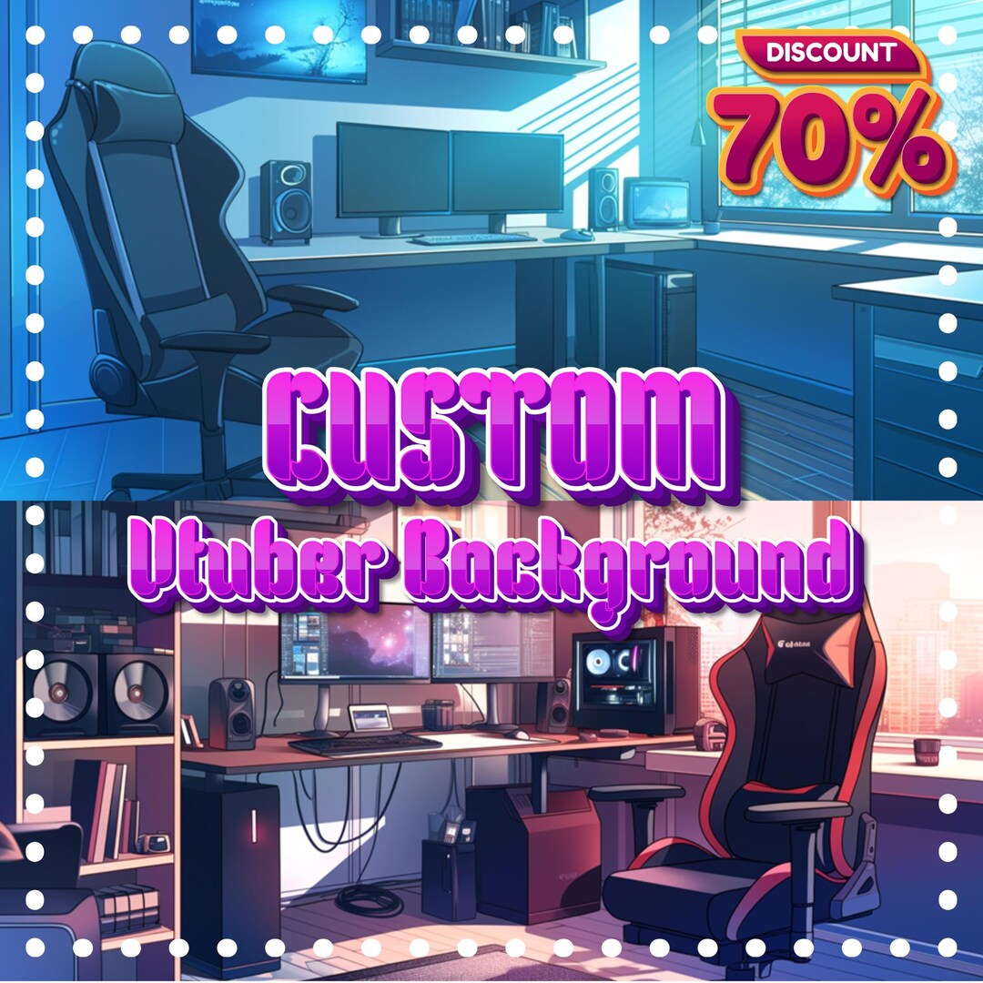Custom Vtuber Background | Aesthetic Room Background for Vtuber ...