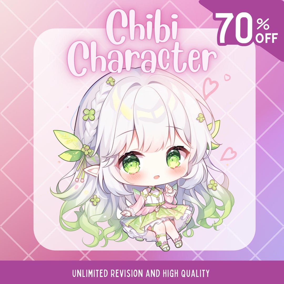 Custom Chibi Anime Chibi Kawaii High Quality Custom Chibi Anime Art ...