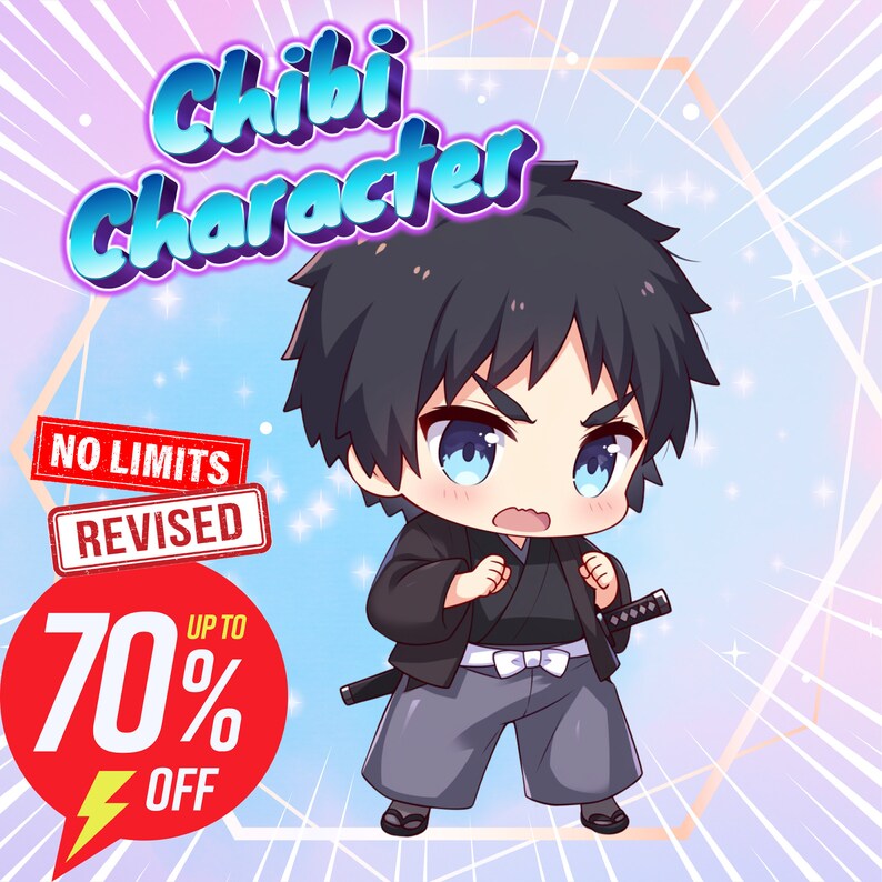 Custom Chibi Anime High Quality Custom Chibi Anime Art Cute Chibi ...