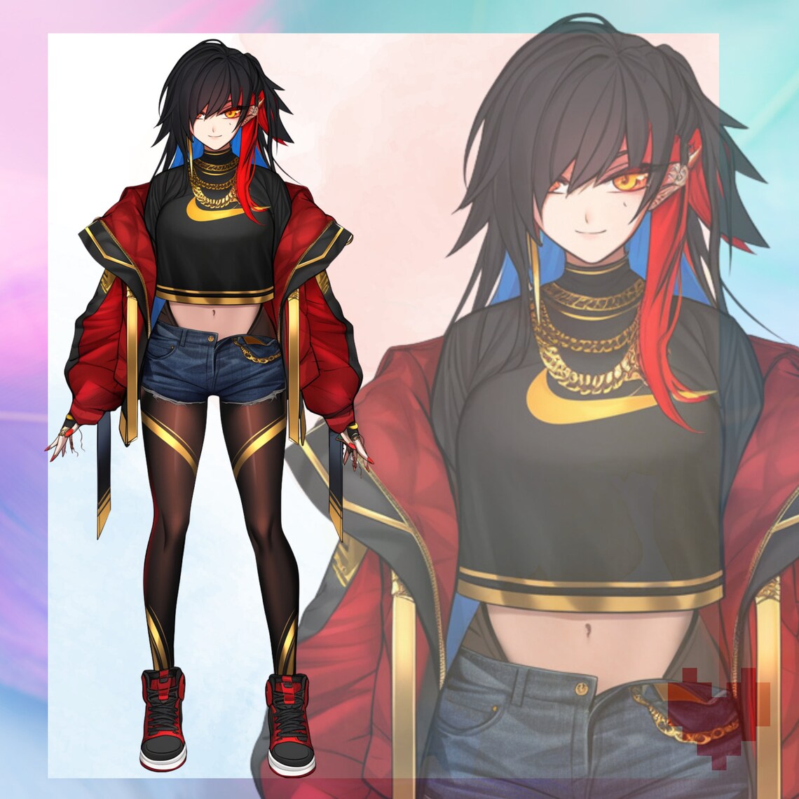 CUSTOM LIVE2D VTUBER MODEL Vtuber Model, Vtuber Design, Live2d ... CUSTOM LIVE2D VTUBER MODEL Vtuber Model, Vtuber Design, Live2d ...