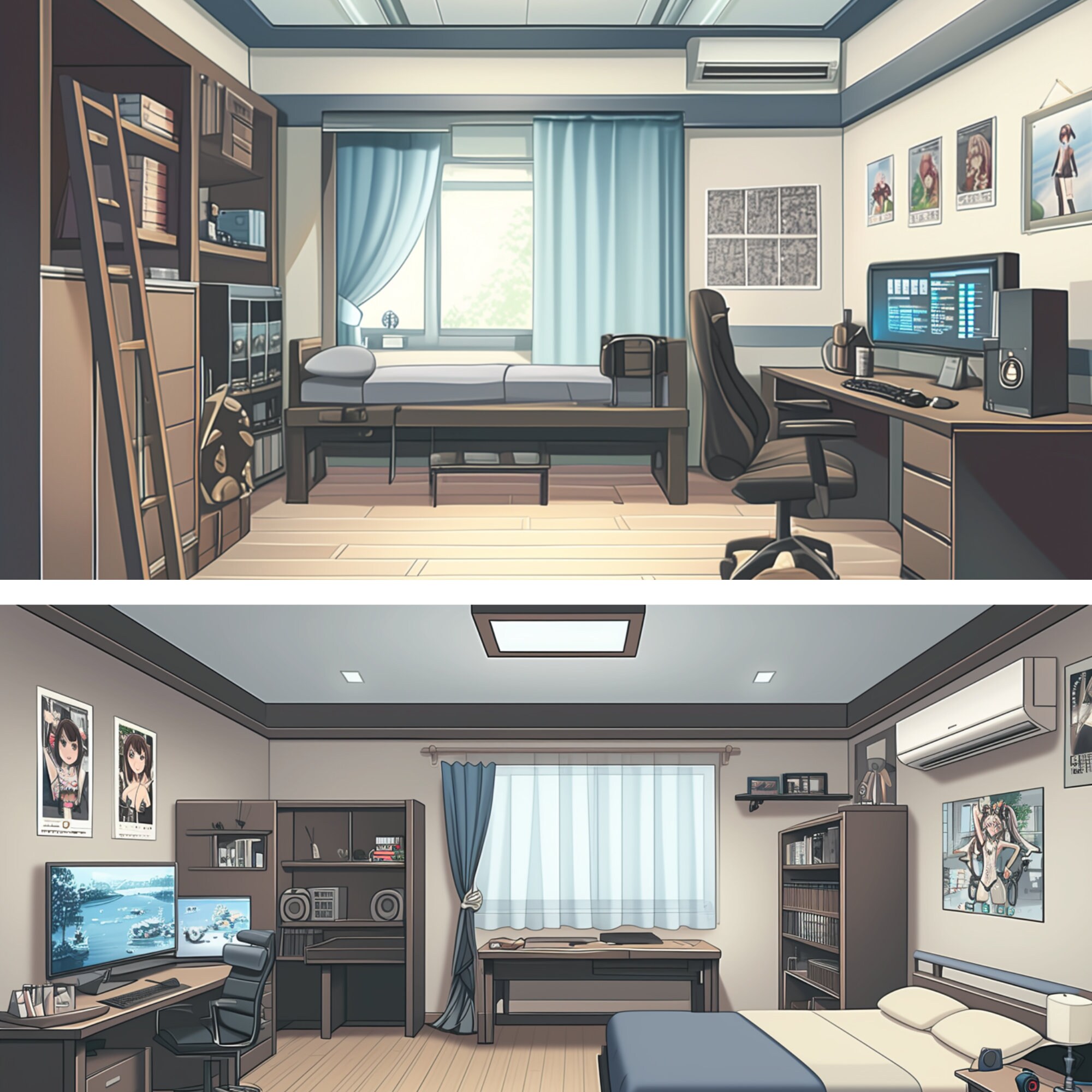 Custom Vtuber Background Twitch Overlay, Youtube, Vtuber Room Stream ...