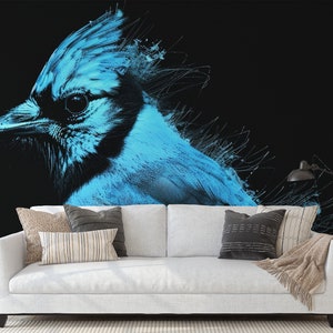 Fantasy Ink Blue Jay Silhouette - Etsy