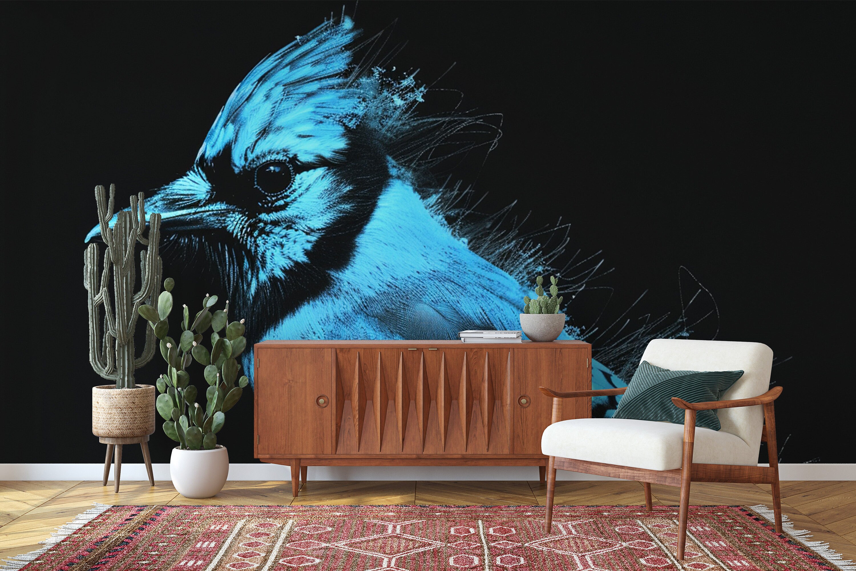 Fantasy Ink Blue Jay Silhouette - Etsy