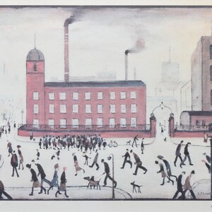 9XP0139 Mill Scene (c1950’s) by British Artist LS Lowry - Etsy