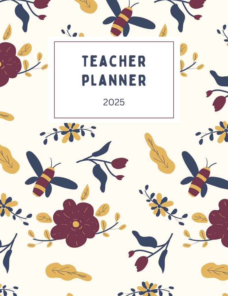 2025 Digital Teacher Planner - Etsy