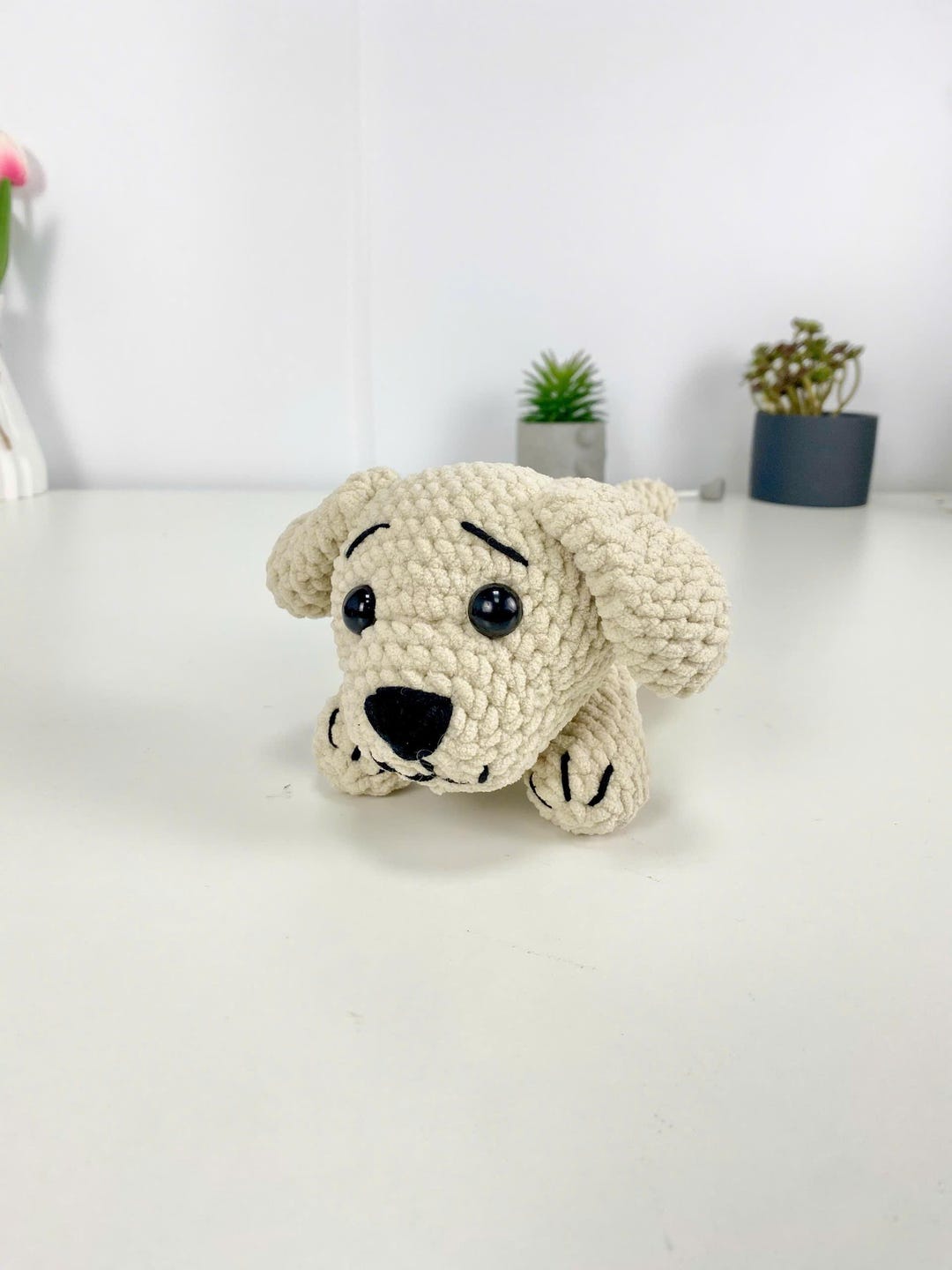 Labrador Dog Crochet Pattern PDF: Easy Amigurumi Animal Toy (US Terms ...