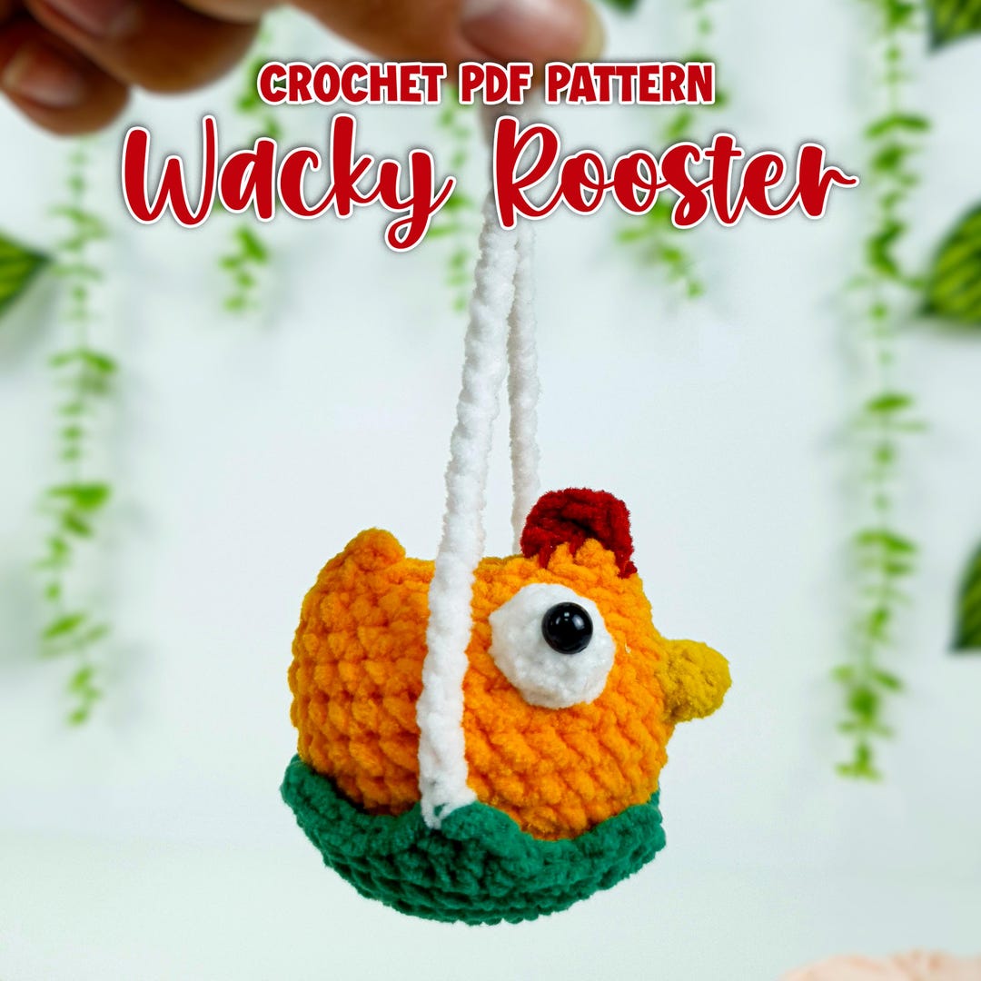 Rooster Crochet Pattern PDF, Chicken Crochet Pattern, Chicken Amigurumi ...