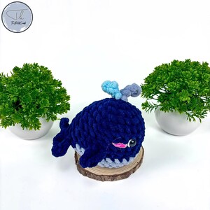 No Sew Crochet Blue Whale Amigurumi Pattern (PDF) - Etsy