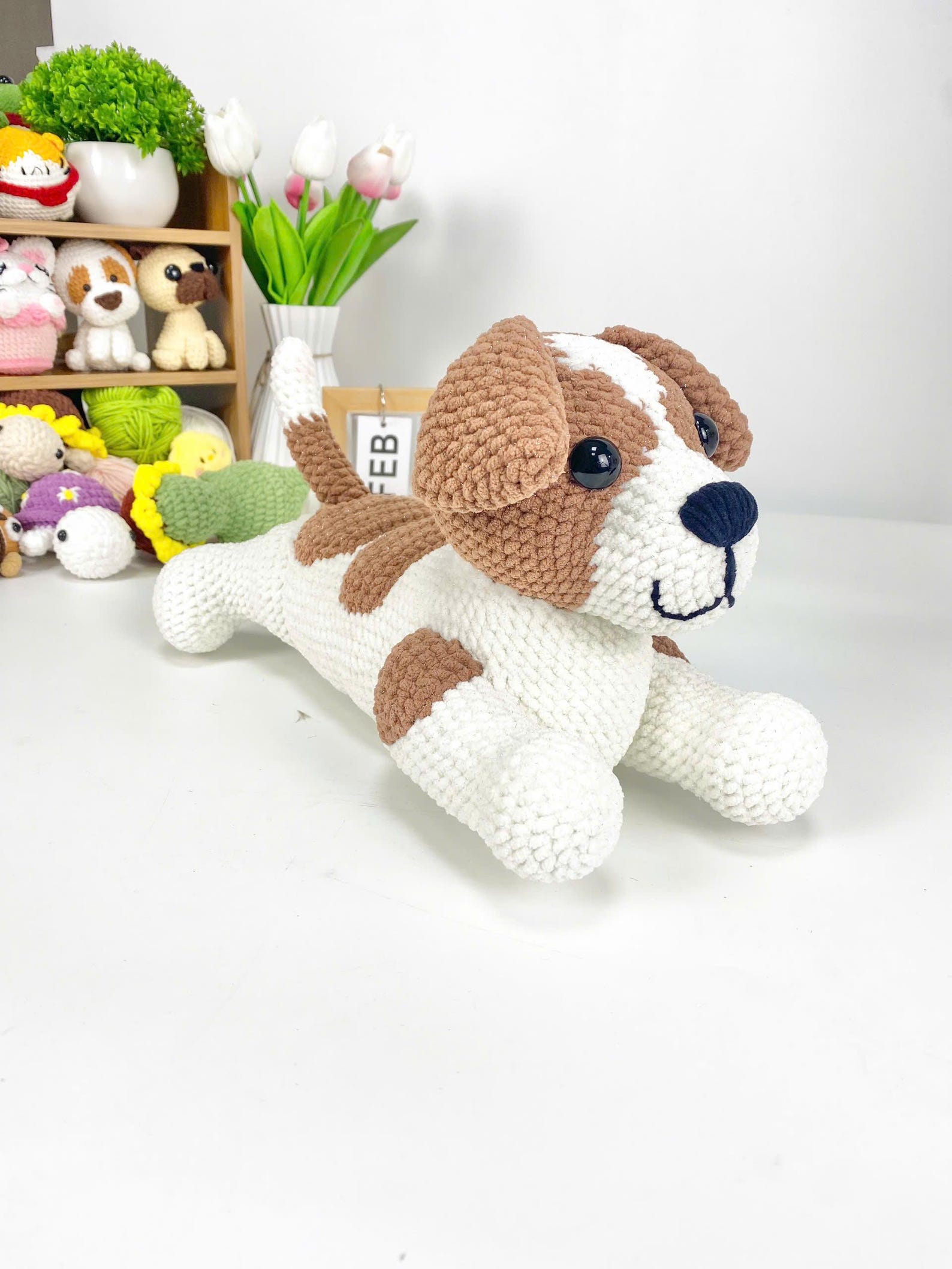 Jack Russell Terrier Crochet Pattern: Amigurumi Dog Plush Toy (PDF) - Etsy