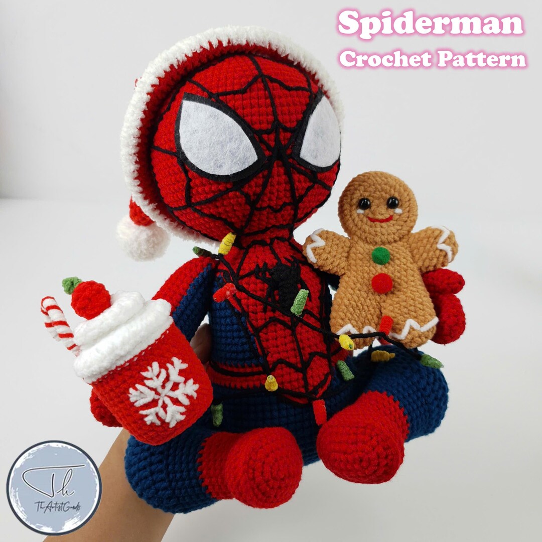 Spiderman Crochet Pattern Pdf, Spiderman Amigurumi Pattern PDF File - Etsy