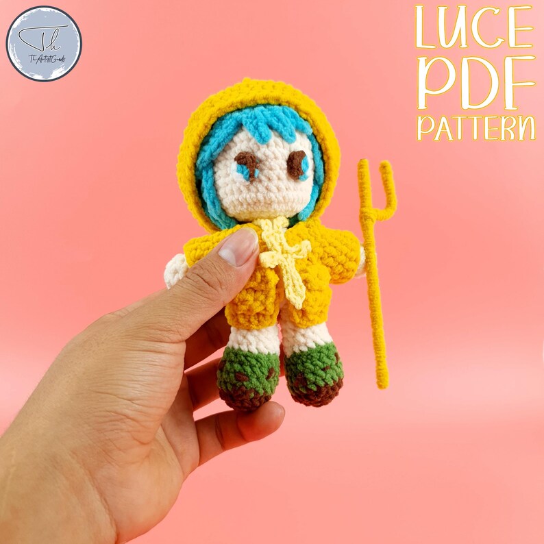 Luci Vatican Christian Mascot Crochet PATTERN PDF DOWNLOAD, Luci ...
