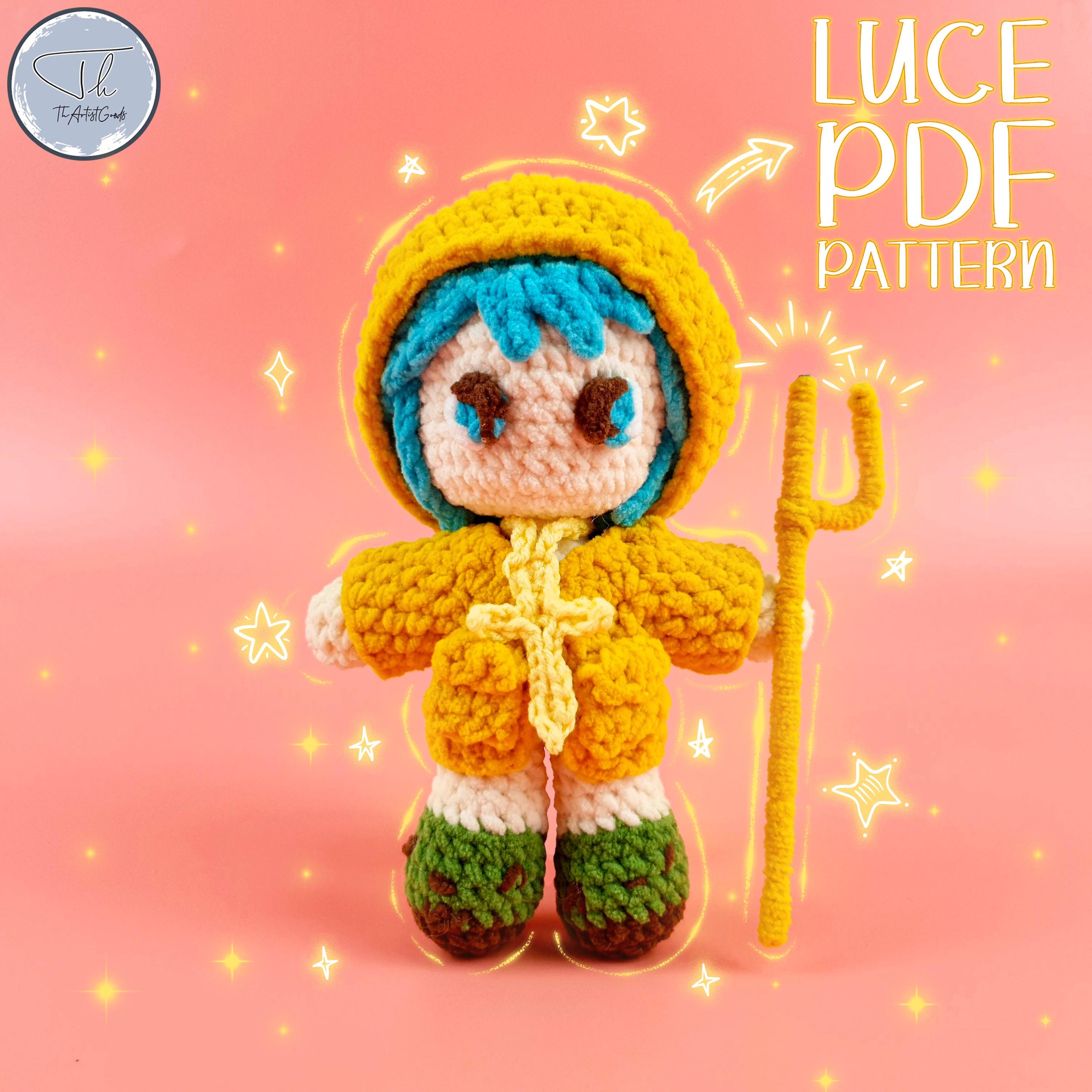 Luci Vatican Christian Mascot Crochet PATTERN PDF DOWNLOAD, Luci ...