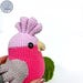 Galah Cockatoo Amigurumi Crochet Pattern (PDF) - Etsy