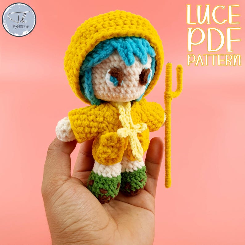 Luci Vatican Christian Mascot Crochet PATTERN PDF DOWNLOAD, Luci ...