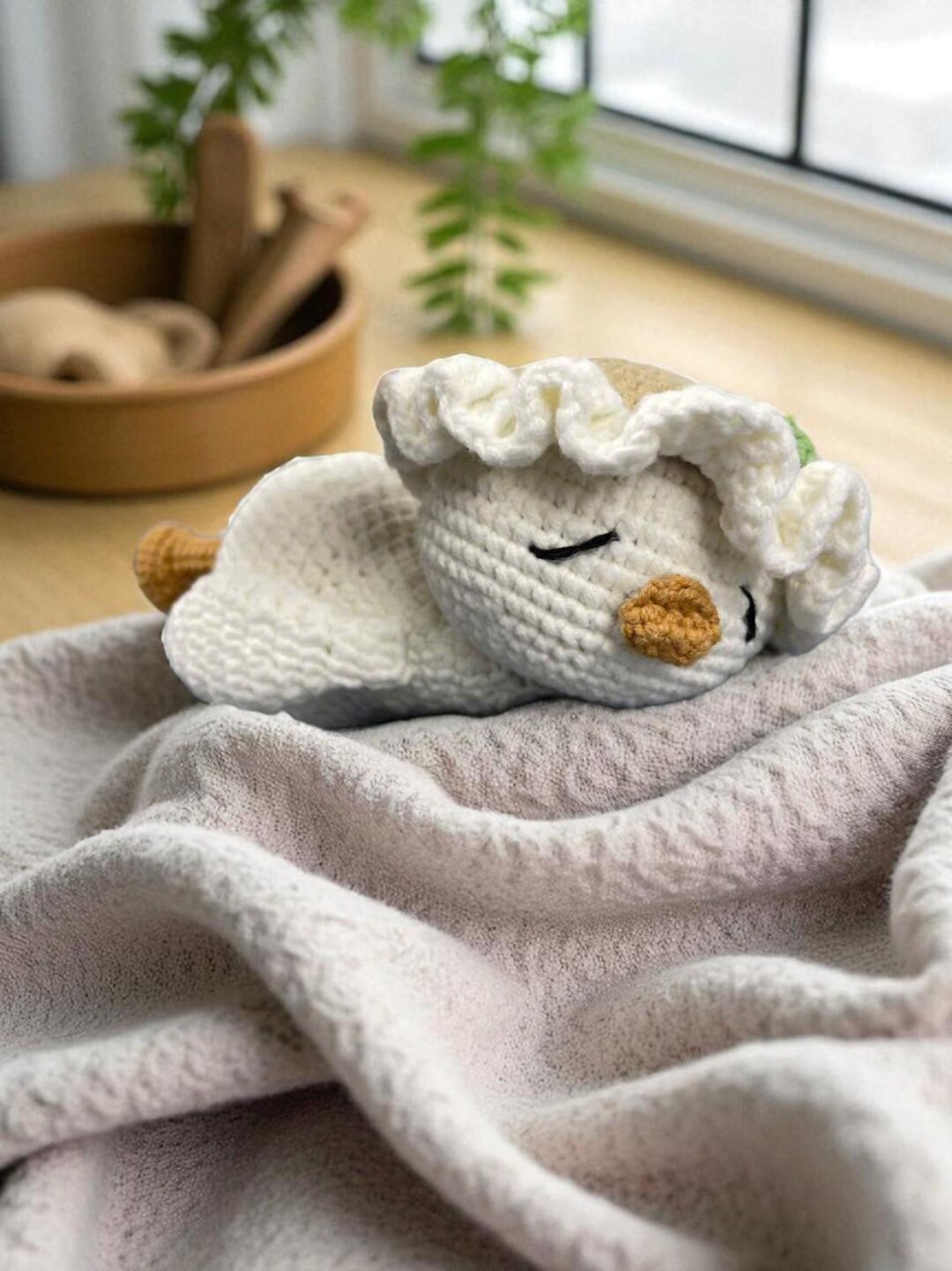 Amigurumi Goose Crochet Pattern, Baby Gosling Snuggle Toy, PDF Tutorial ...