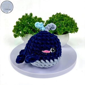 No Sew Crochet Blue Whale Amigurumi Pattern (PDF) - Etsy