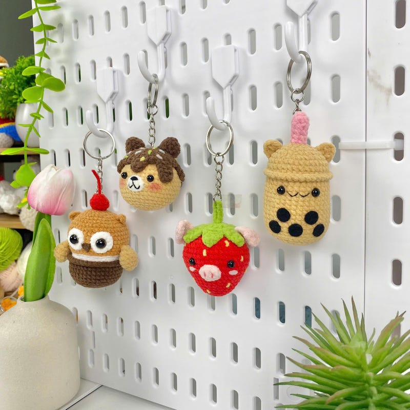 Bubble Tea Keychain - Etsy UK