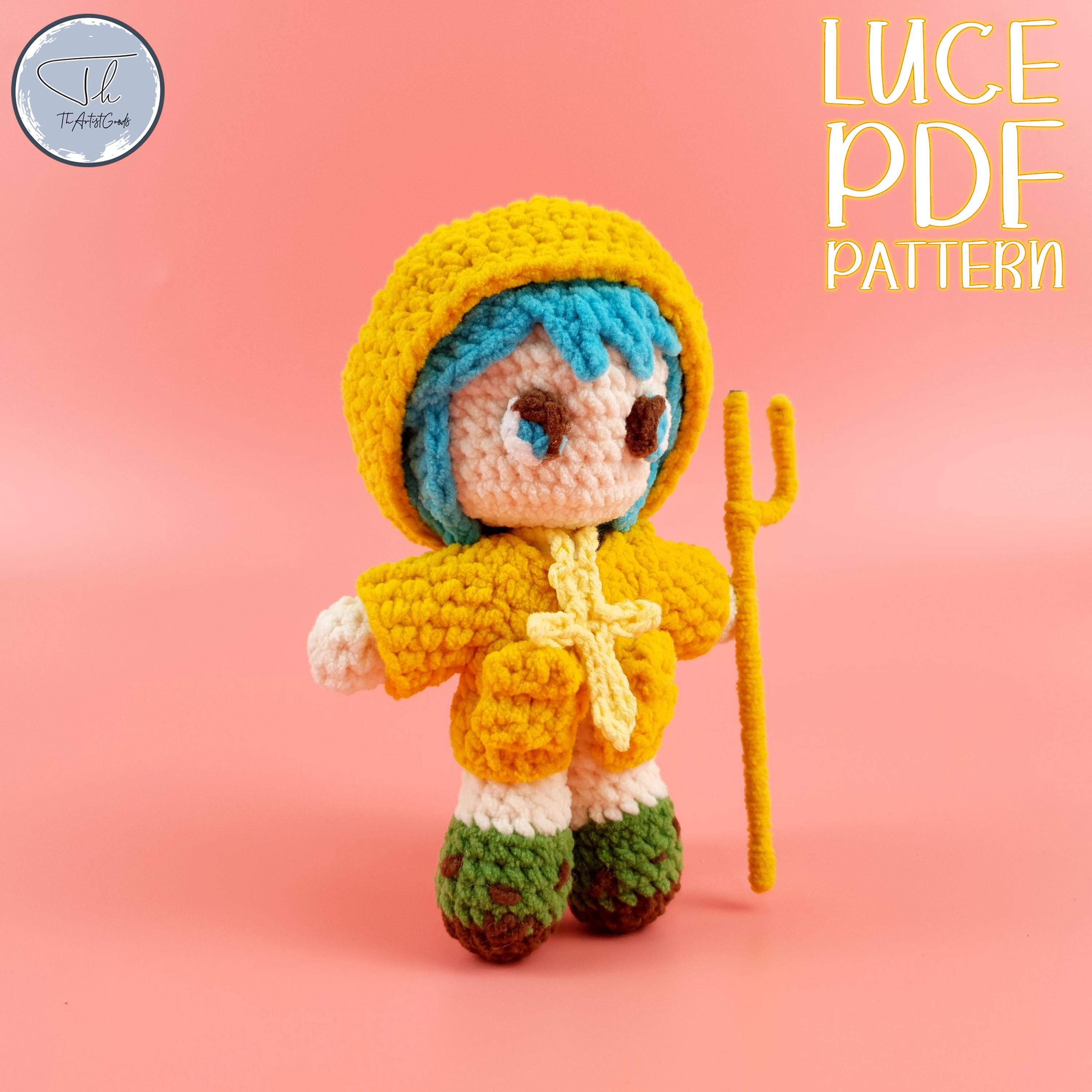 Luci Vatican Christian Mascot Crochet PATTERN PDF DOWNLOAD, Luci ...