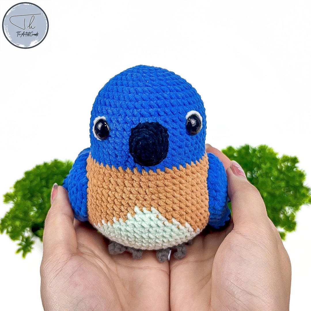 Crochet Bluebird Pattern PDF (english Only), Bluebird Pattern | Bird ...