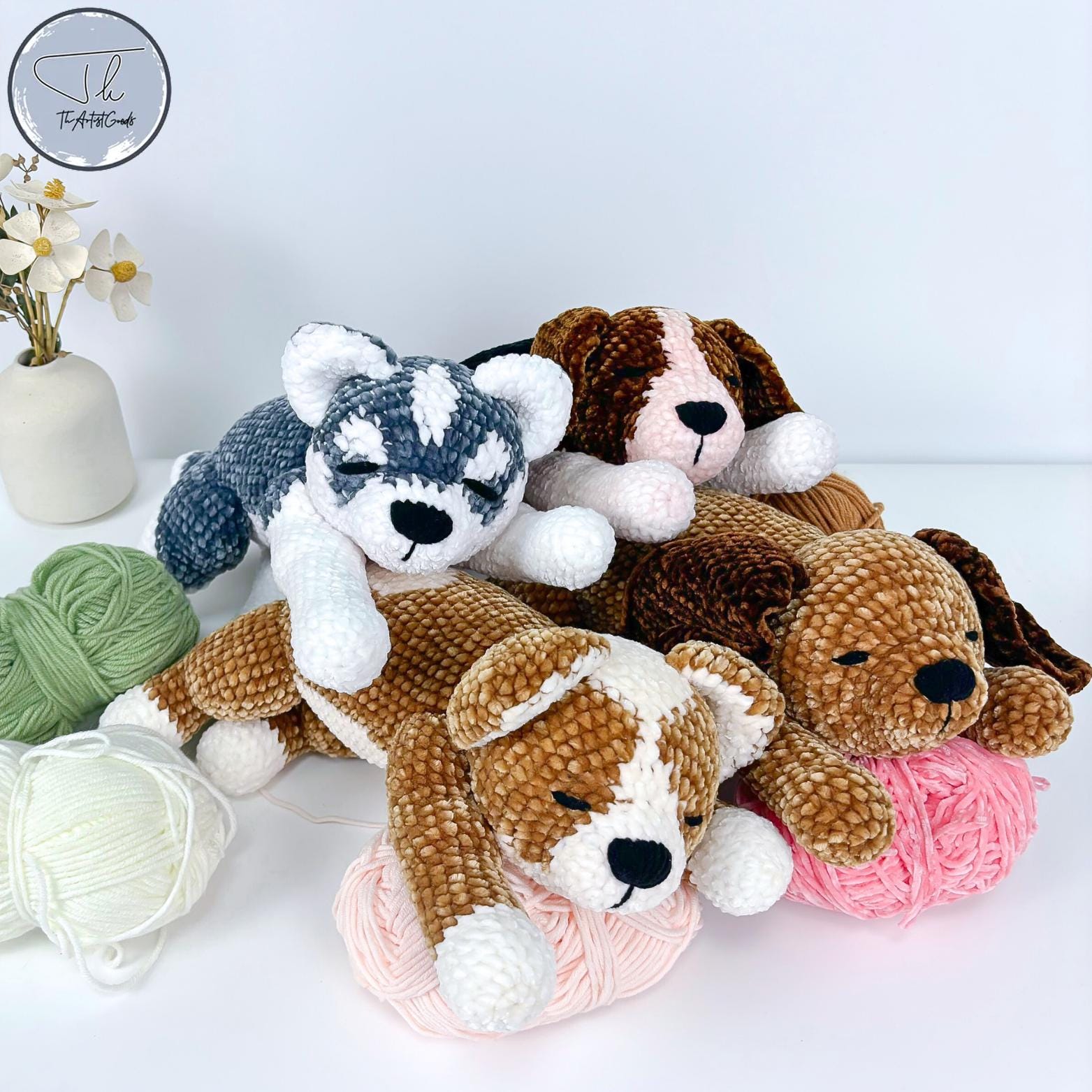 Crochet Puppy Dog Pattern Bundle: Amigurumi PDF (english) - Etsy