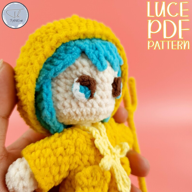 Luci Vatican Christian Mascot Crochet PATTERN PDF DOWNLOAD, Luci ...
