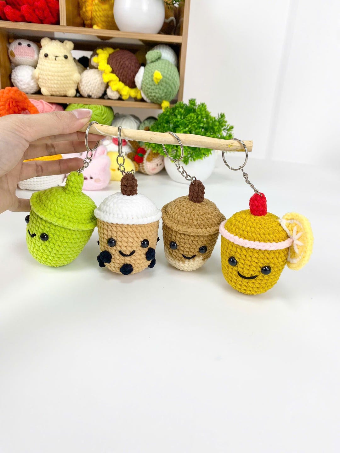 Drink Crochet Pattern Set: Bubble Tea Amigurumi PDF (no Sew) - Etsy