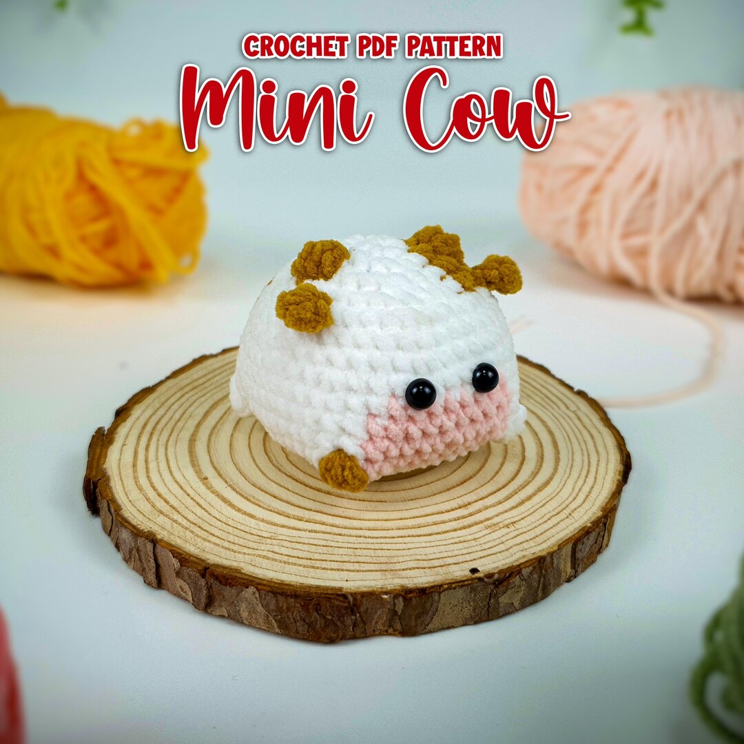 No Sew Cow Crochet Pattern, No Sew Amigurumi, Cow Crochet Pattern PDF ...