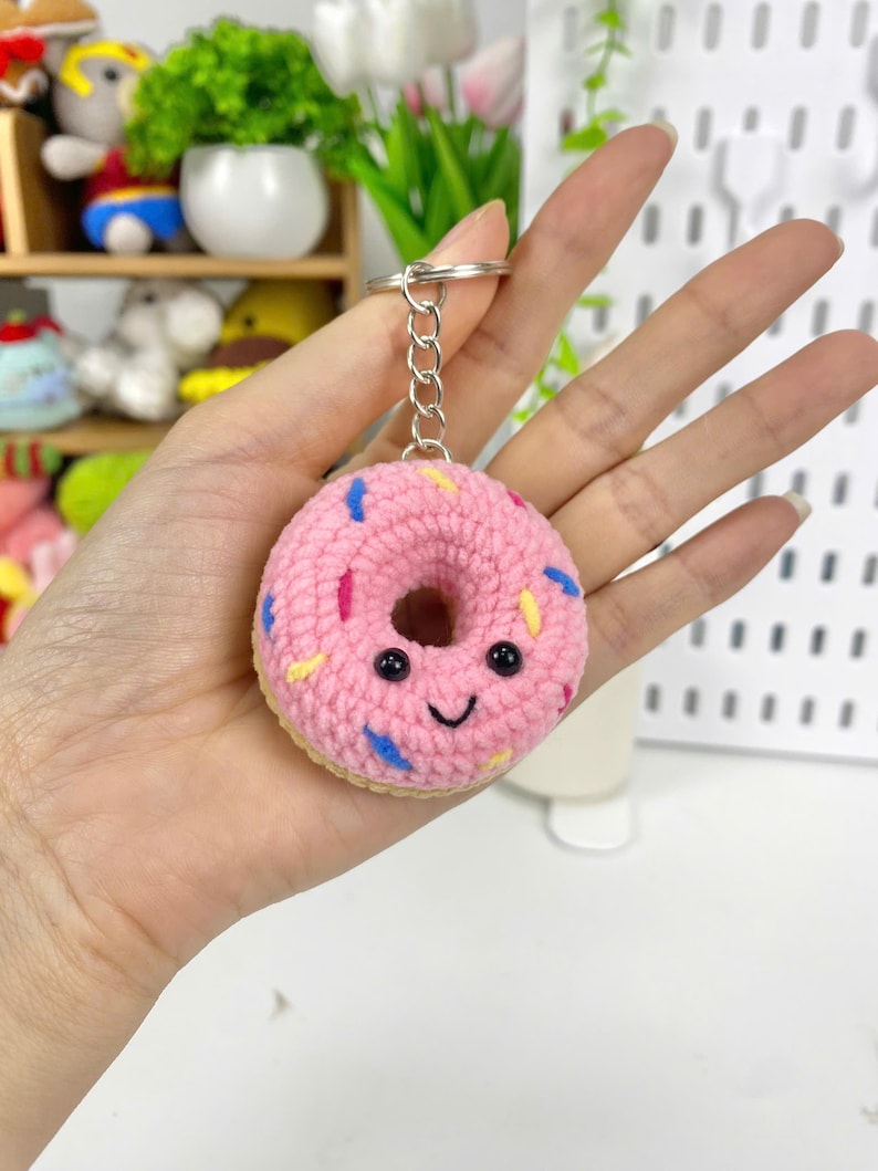 Cute Crochet Dessert Keychain Pattern, Amigurumi Food (PDF Pattern) - Etsy