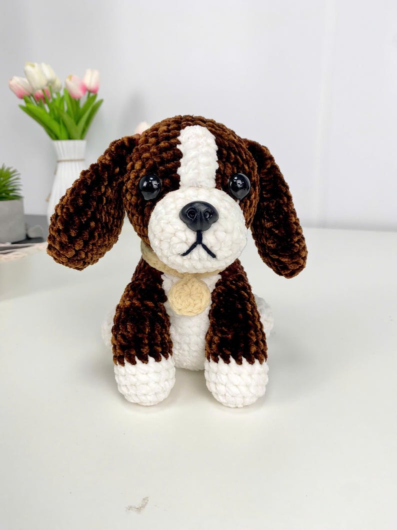 Velvet Amigurumi Beagle Crochet Pattern: Long Ear Puppy (PDF) - Etsy