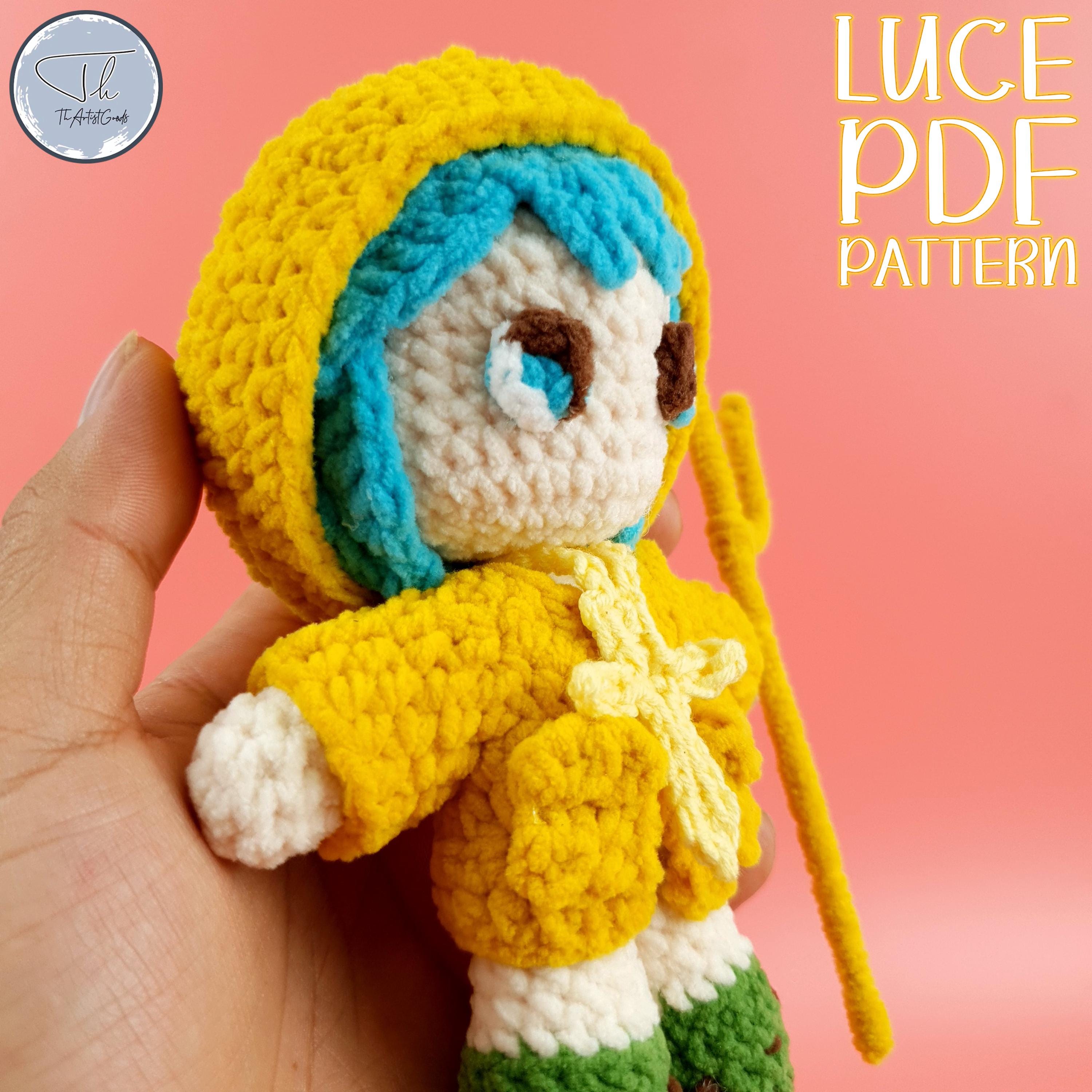 Luci Vatican Christian Mascot Crochet PATTERN PDF DOWNLOAD, Luci ...